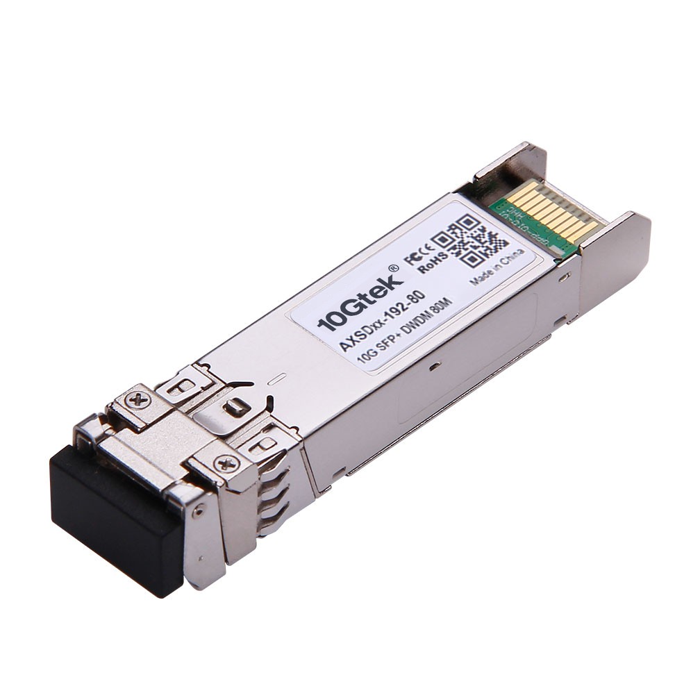 DWDM 80km SFP+ Transceiver 10G Dual LC Module - 10Gtek