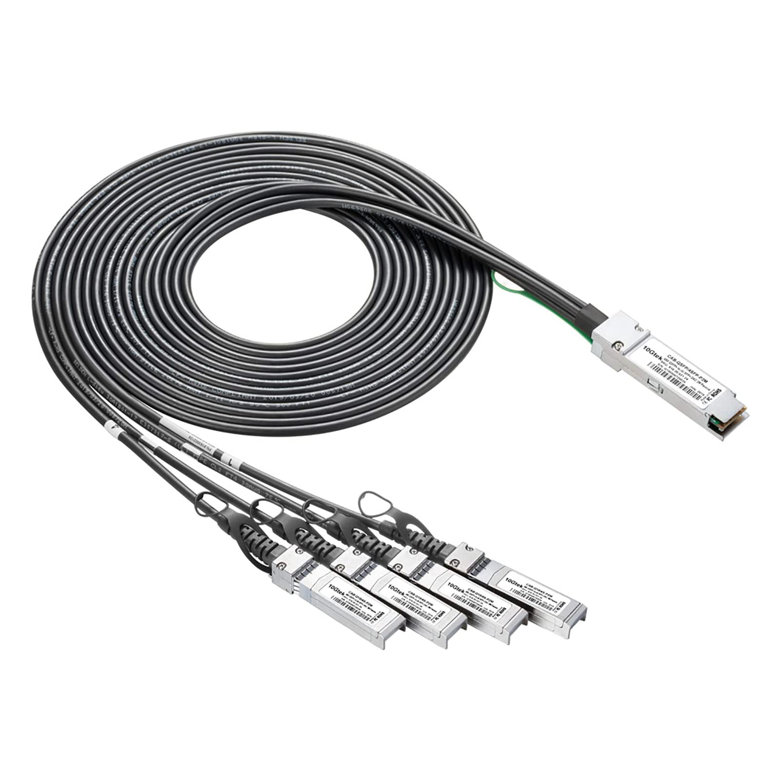 GET brand new 2.5m(8ft) Ubiquiti(UBNT) 40G QSFP+ to (4) SFP+ DAC ...