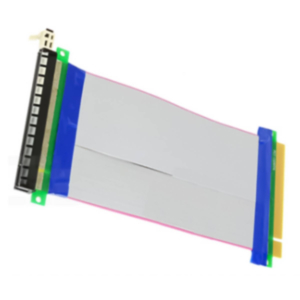 PCIe X16 male to female slot riser card extension ribbon cable 18cm ...