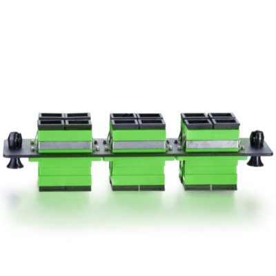 6 Slots 12 Fibers SC Duplex APC SMF, OS2 (9/125μm) Fiber Patch Panel ...